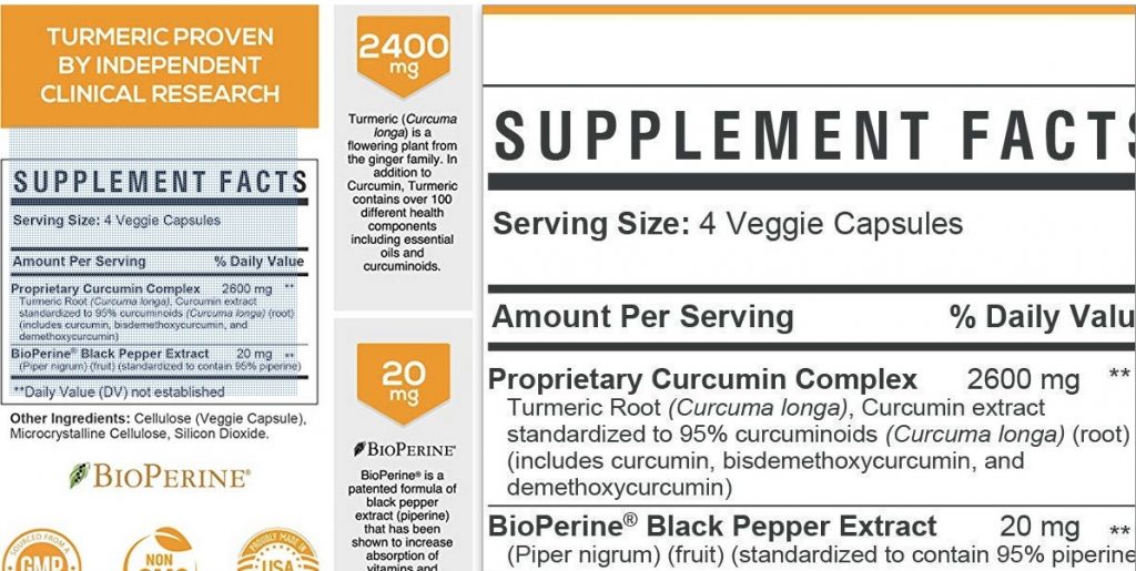 Misleading claims about Turmeric – 5 examples and how to read labels ...